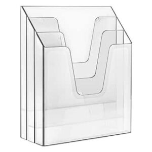 Porta documentos triplo A4 de acrílico – Acrílicos Mais – Acrilico ...